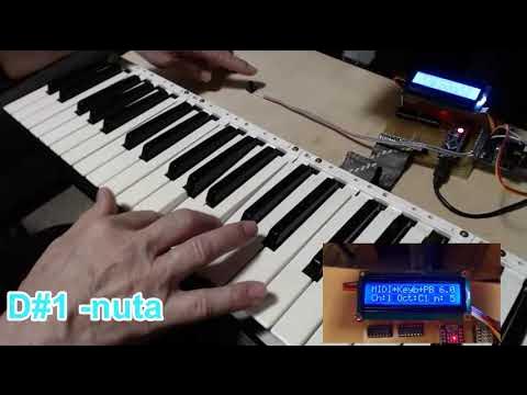Klawiatura MIDI zbudowana na Arduino / MIDI keyboard built on Arduino - YouTube