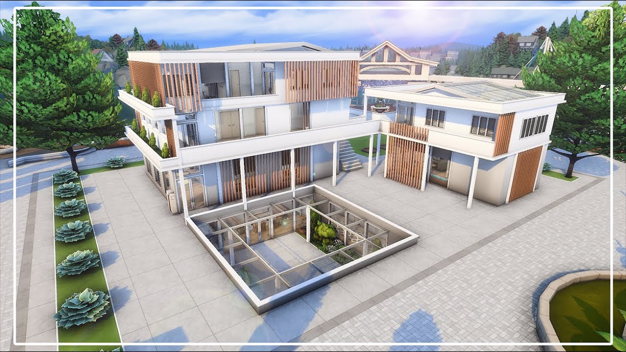 Sims 4 Speed Build | Modern Orphanage - YouTube