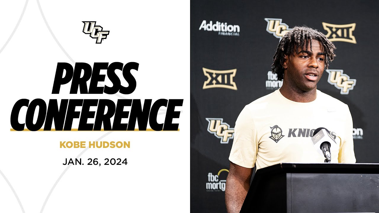 UCF Football | Wide Receiver Kobe Hudson Media Availability - 01/26 ...