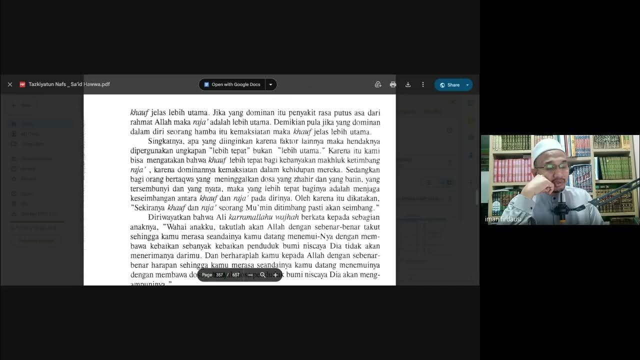 RINGKASAN IHYA' ULUMIDDIN: AL-MUSTAKHLAS FI TAZKIYAH AL-ANFUS (SIRI 211)- USTAZ AHMAD ADNAN ...