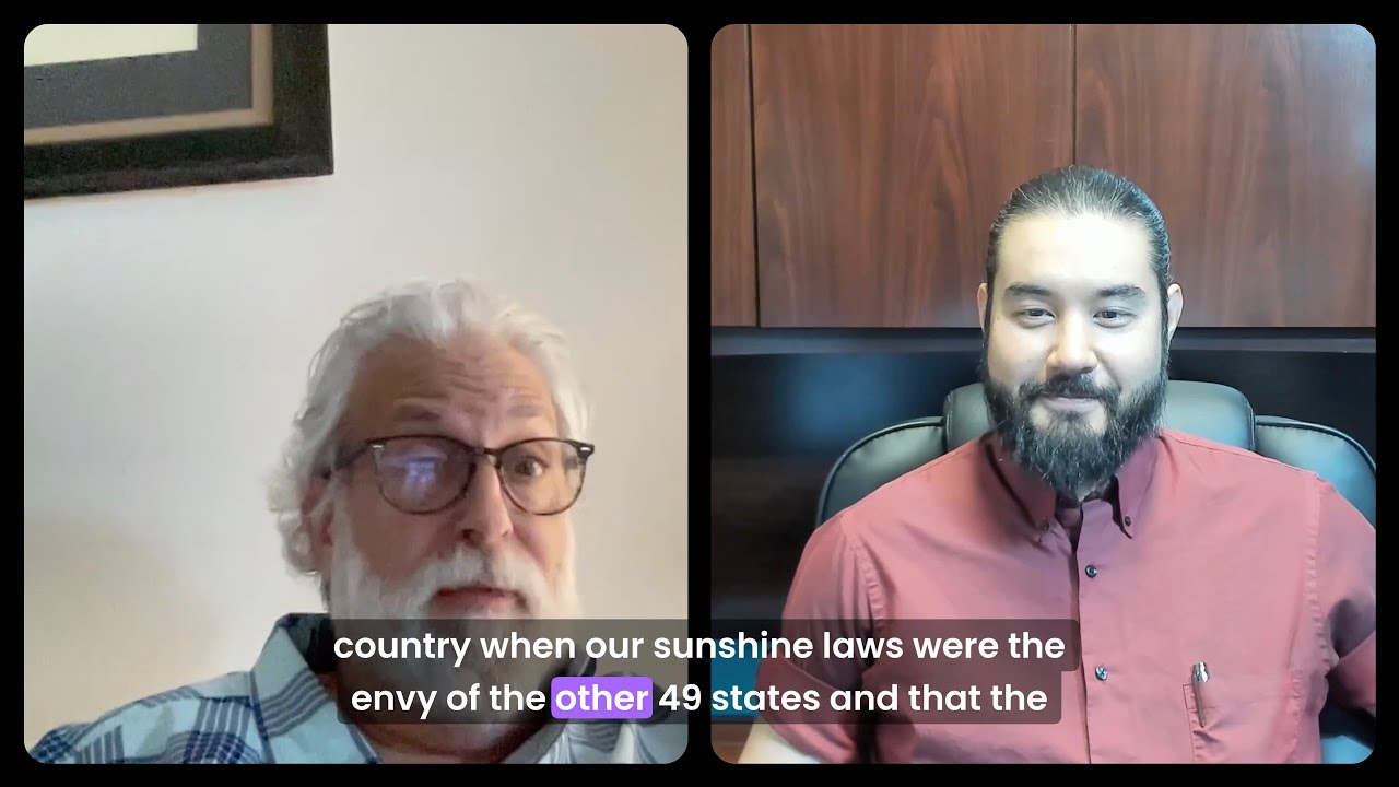 Bobby Block FAF- FL Sunshine Laws and Erosion of Access - YouTube