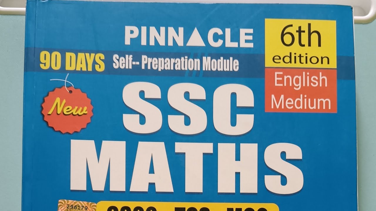 📌Best Book for SSC Maths PYQ latest Edition Review 📒📒🖍️ #pinnacle # ...