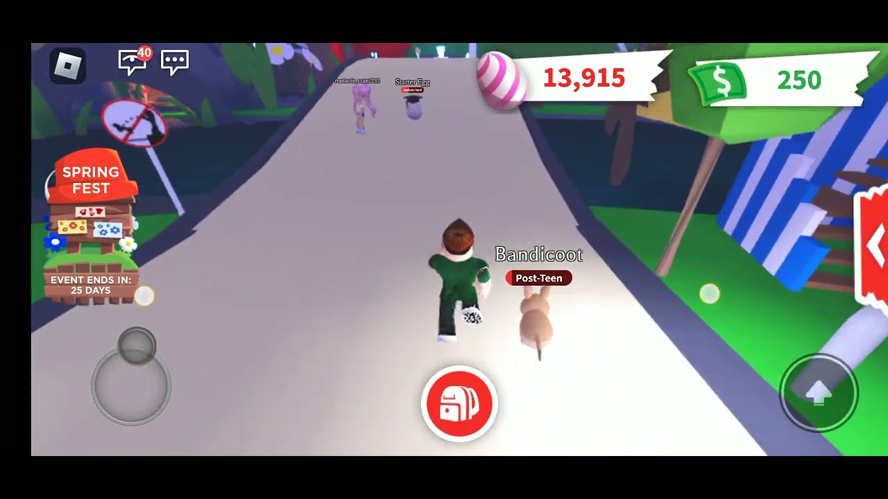 Playing adopt me (I got disconnect) - YouTube