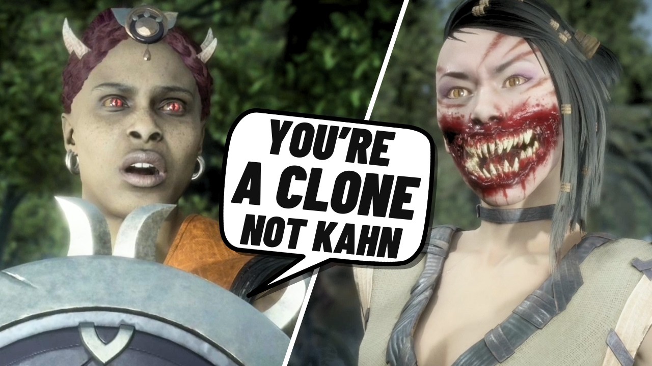 You're a CLONE, Mileena | MK11 Sheeva INTROs Females | - YouTube