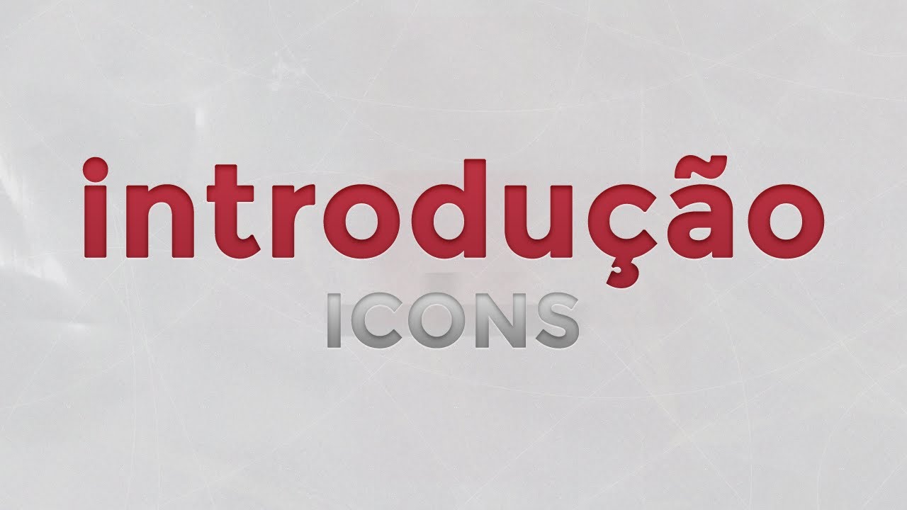 INTRODUÇÃO PS — ICON TUTORIAL! - YouTube