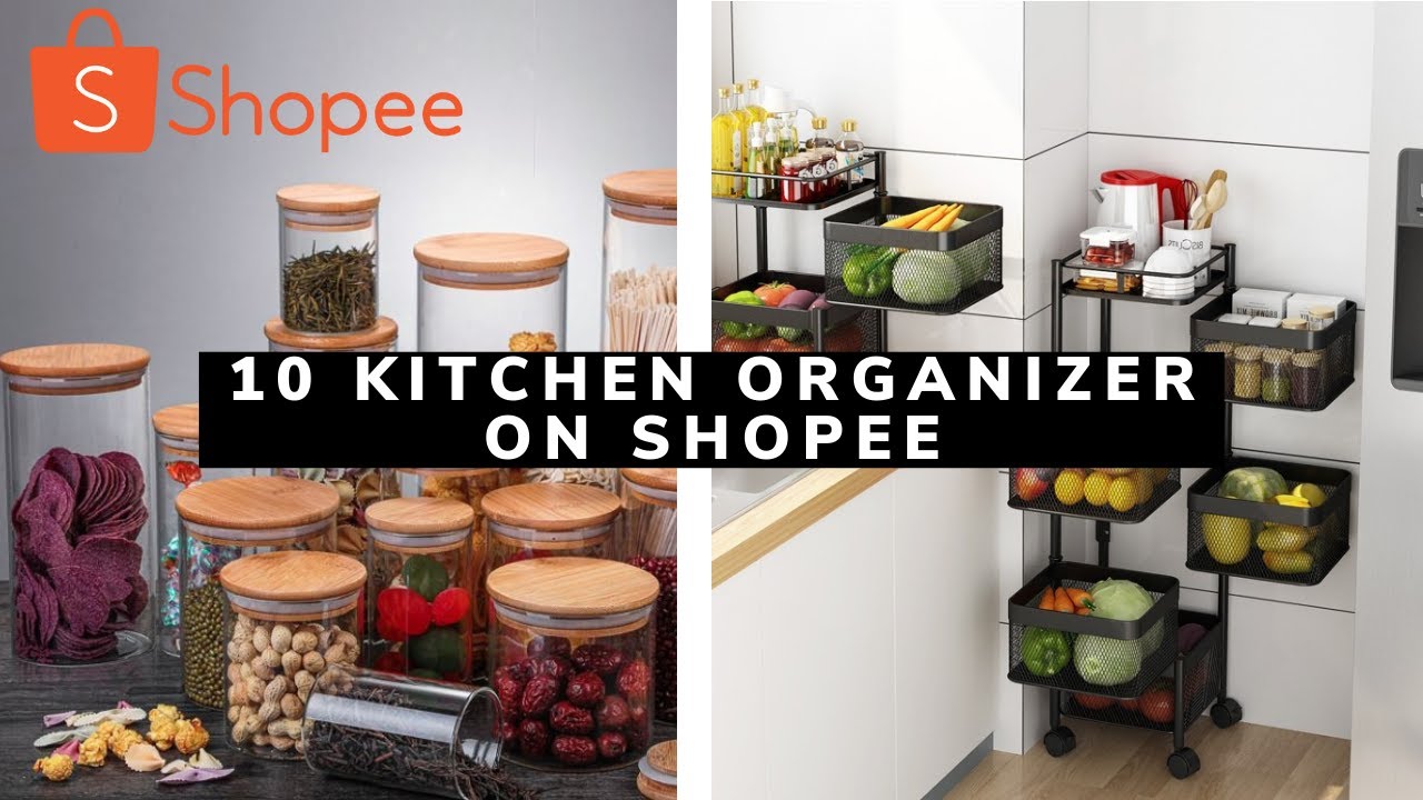 10 KITCHEN ORGANIZER / KITCHEN TOOLS ON SHOPEE - YouTube