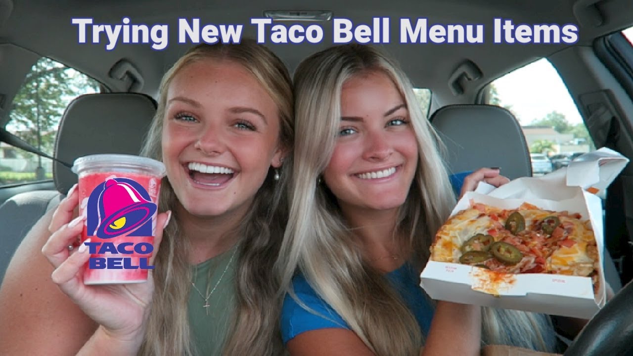 Trying All Of The New Menu Items At Taco Bell - YouTube