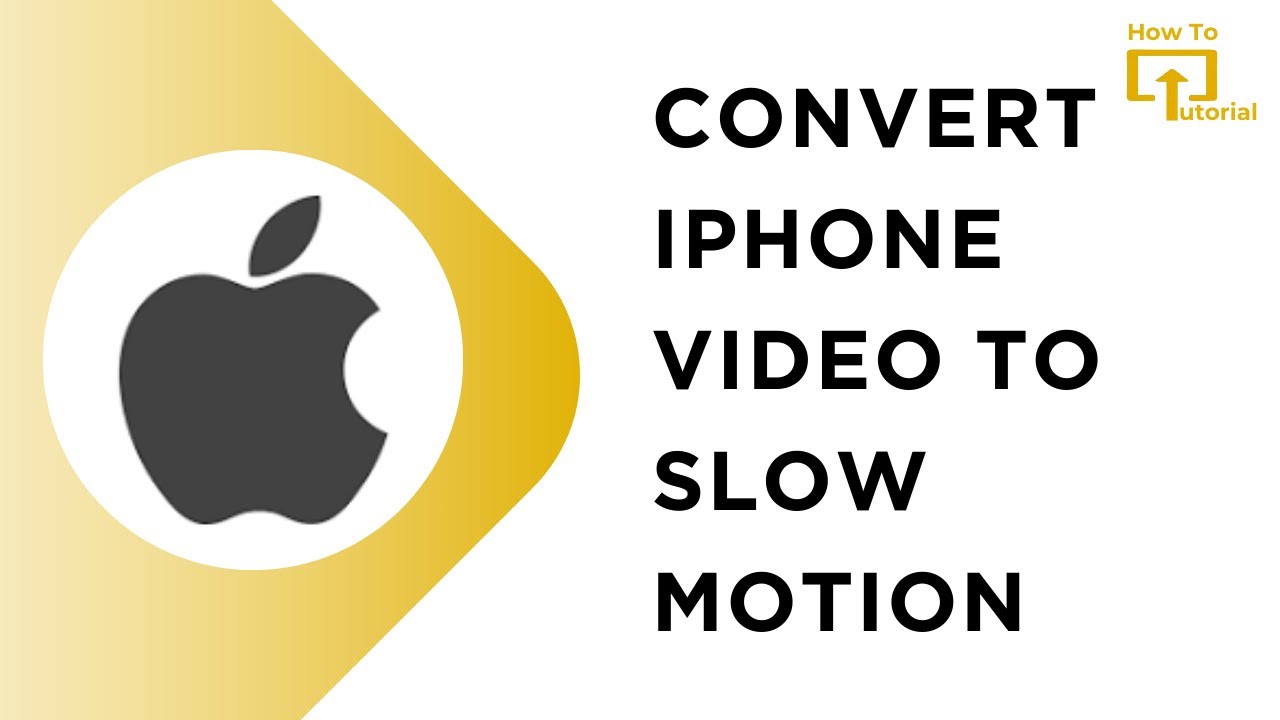 How to Convert iPhone Video to Slow Motion - YouTube