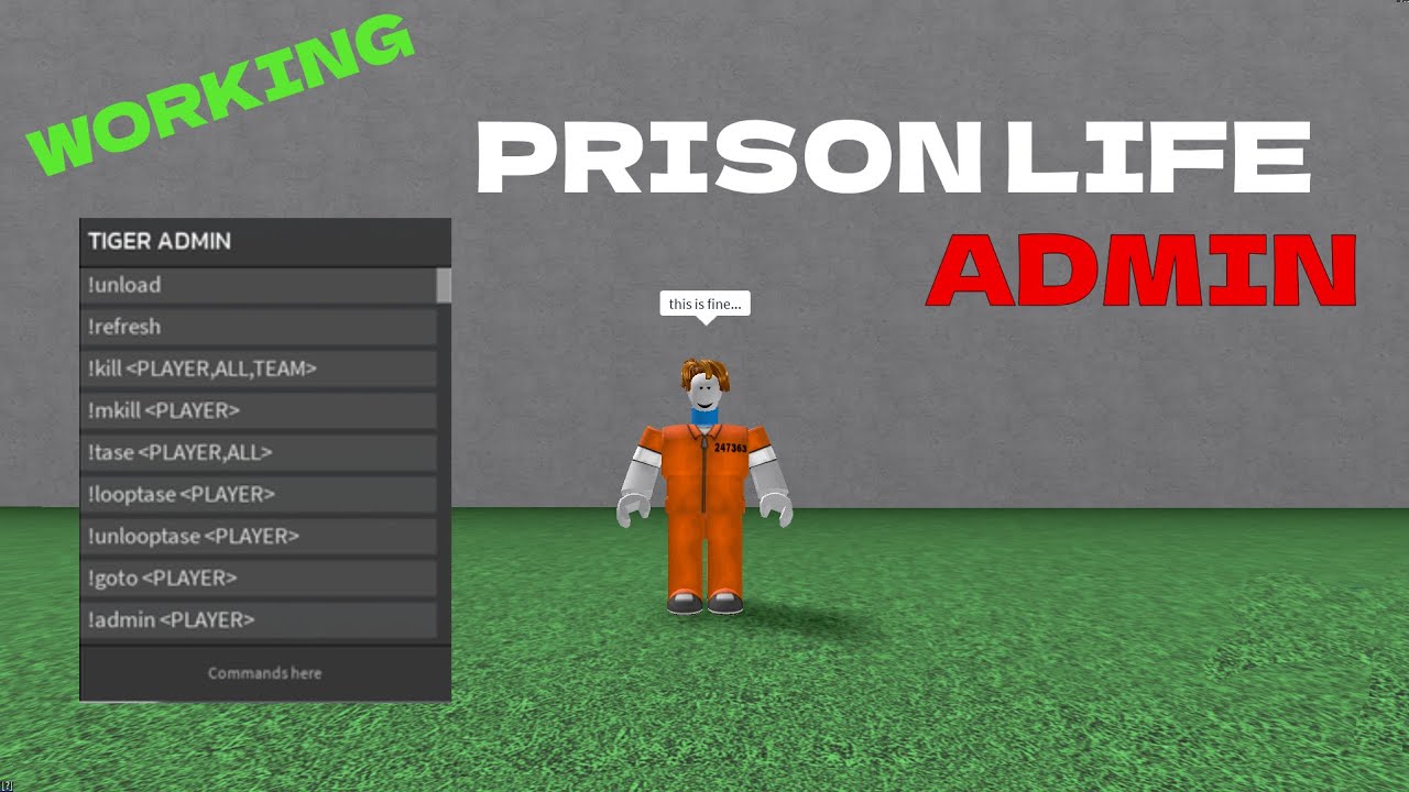 [FE] Prison Life Script | Admin + GUI | OP | I'm FATHERLESS | - YouTube