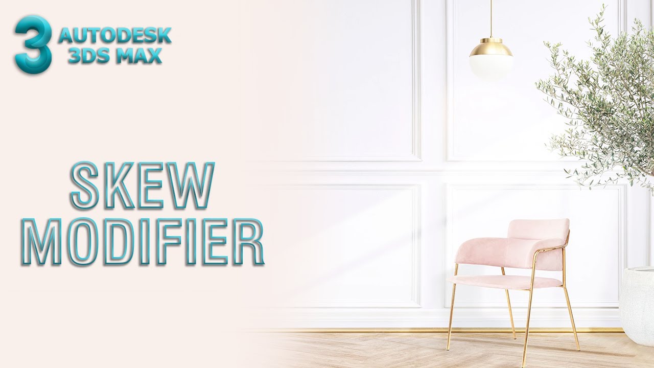 Skew Modifier | 3ds Max Tutorial - YouTube