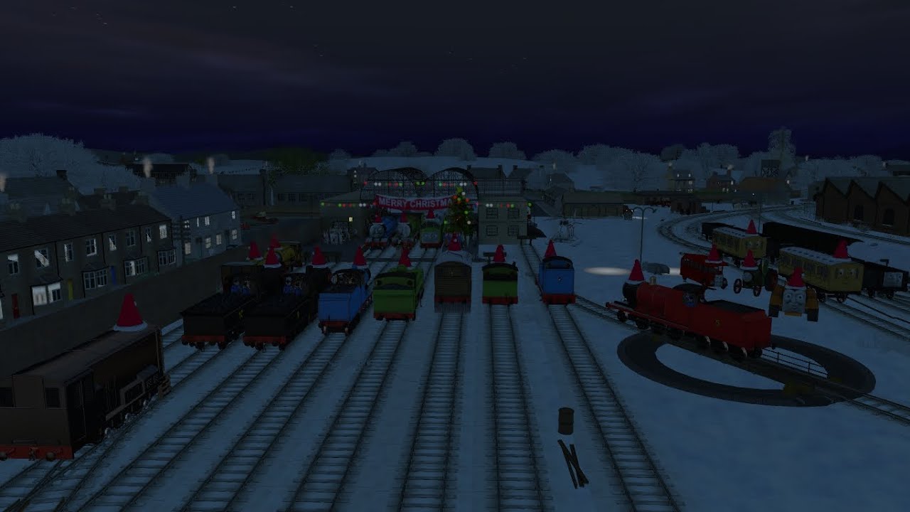 Thomas and the Missing Christmas Tree (Trainz Remake) U.K. - YouTube