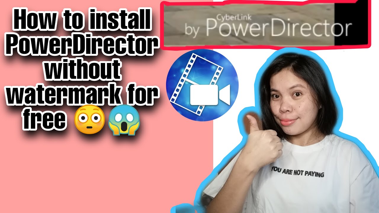 How to install PowerDirector without watermark for free? 😳 😱 - YouTube