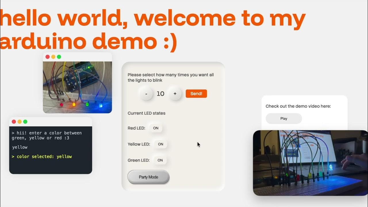 arduino controller demo ! - YouTube