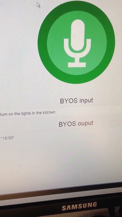 BYOS (Build Your Own Siri) - Example - YouTube