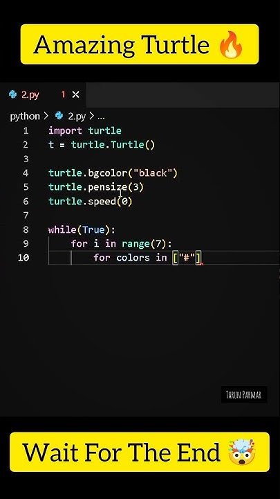 Python Graphics Tutorial Best Turtle Graphics In Python Youtube