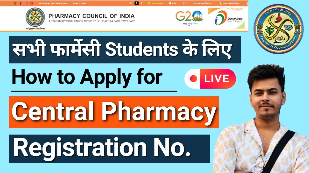 PCI New Notice For All Pharmacy Students | DIGI-PHARMed Registration ...