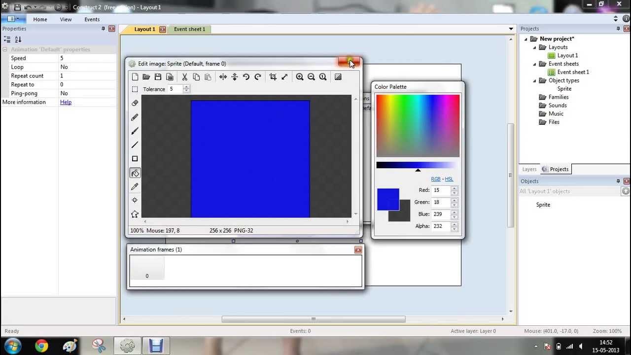 how to add touch stick or joystick controls to your construct 2 project - YouTube