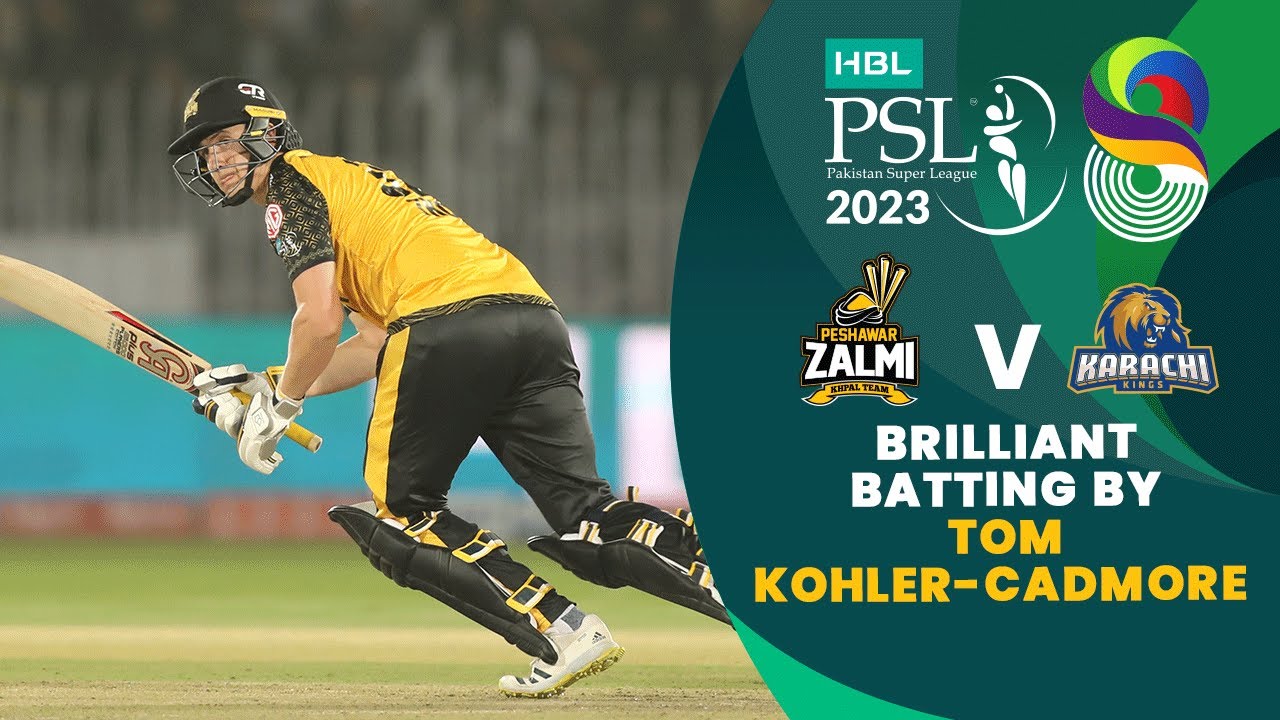 Brilliant Batting By Tom Kohler-Cadmore | Peshawar vs Karachi | Match ...