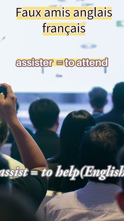 False Cognates. Let us learn French Faux amis anglais français ...