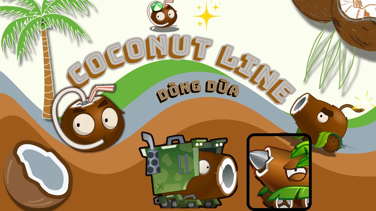 Plants vs Zombie China All Stars - Review Coconut Line trong game ...