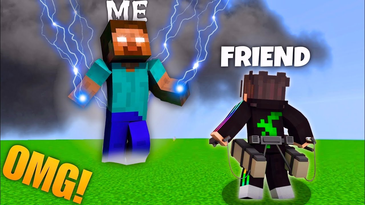 I TROLLED my friend as HEROBRINE in minecraft! - YouTube