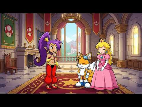 Shantae Apologizing to Peach and Tails
