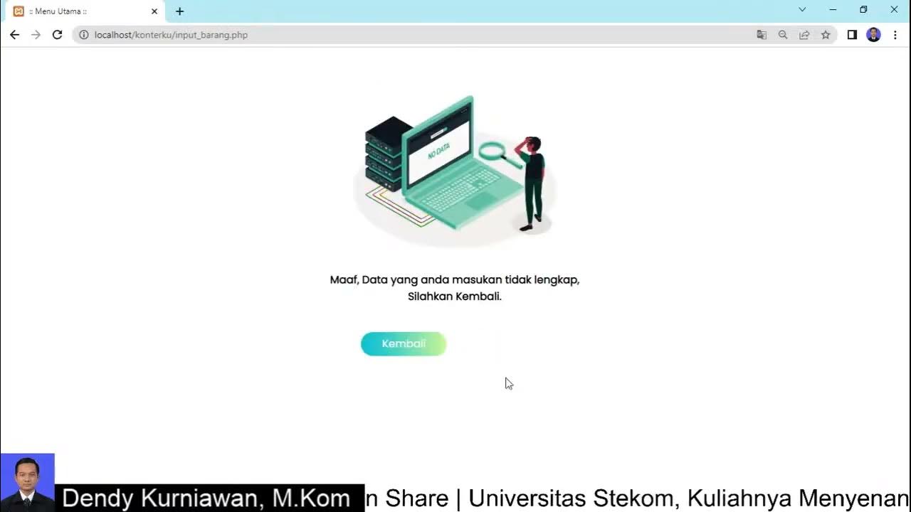 Membuat projek CRUD PHP Sederhana Bagian 2 || Aplikasi Web Sederhana - YouTube