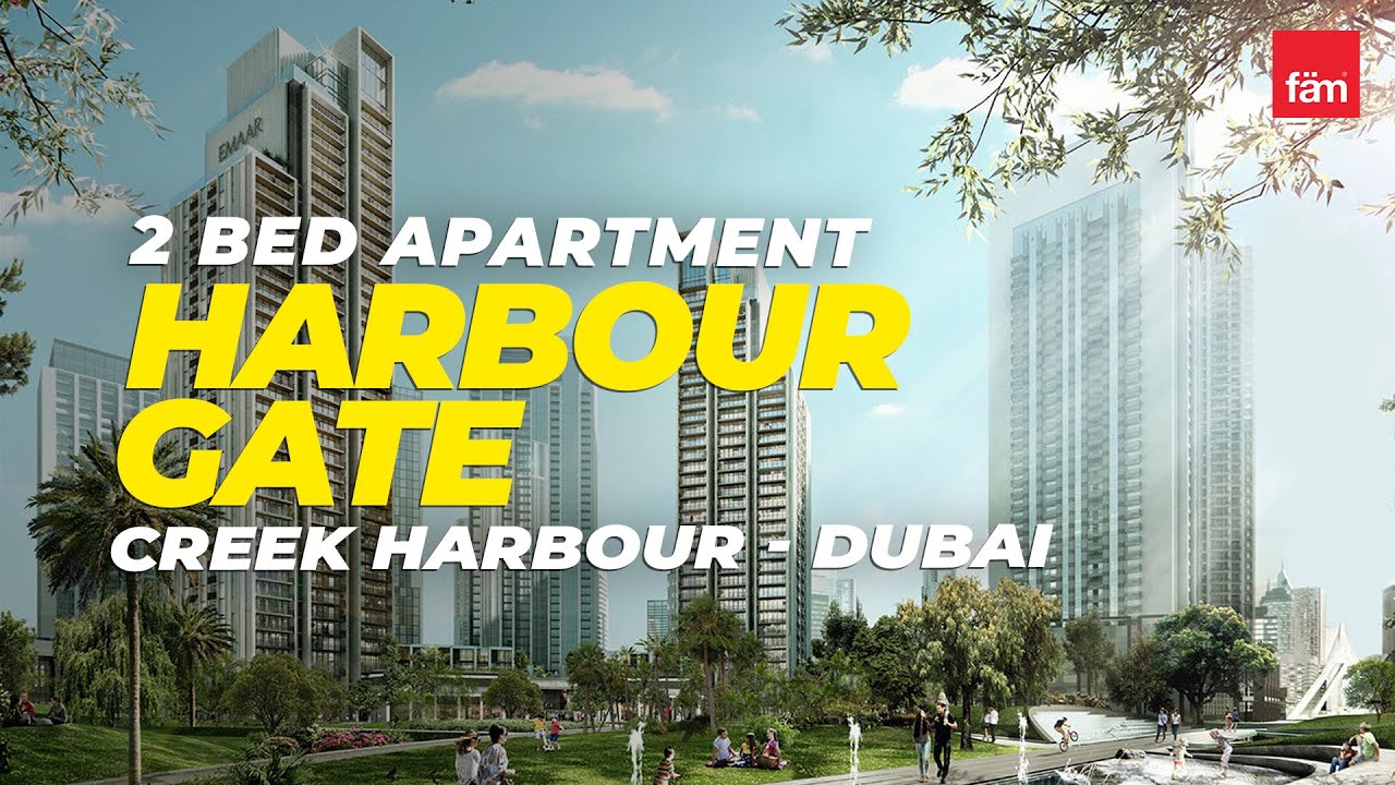 Amazing 2 Bed Apartment in Harbour Gate Tower 2, Creek Harbour - Dubai ...