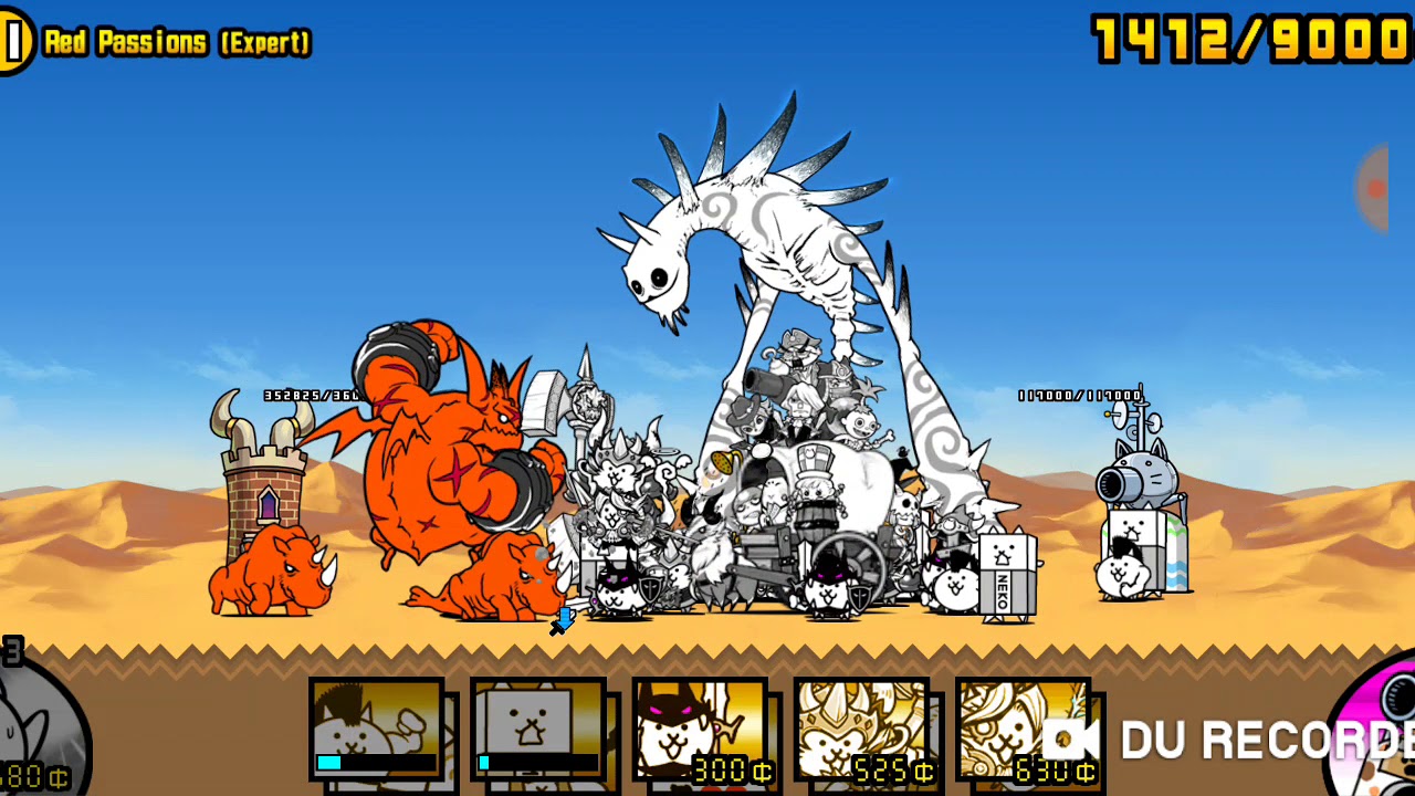 Battle Cats, all growing red stages - YouTube