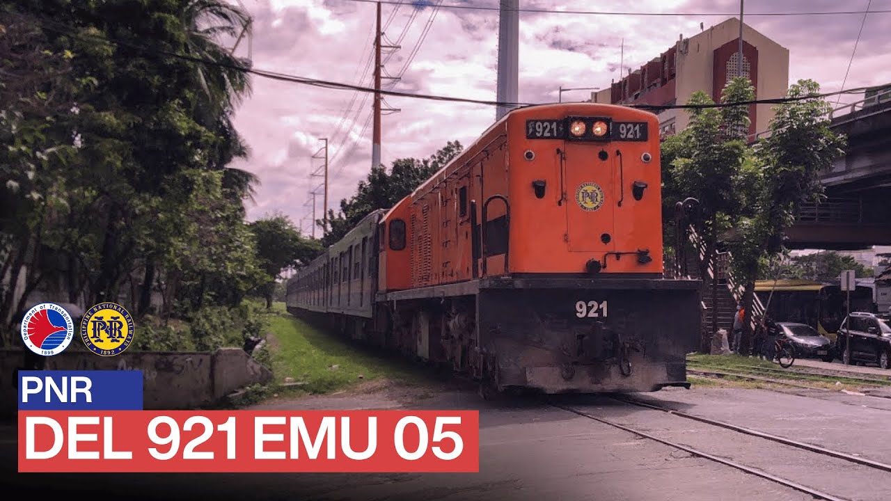 PNR DEL 921 hauling EMU SET 05 performing as MSC 1241 - YouTube