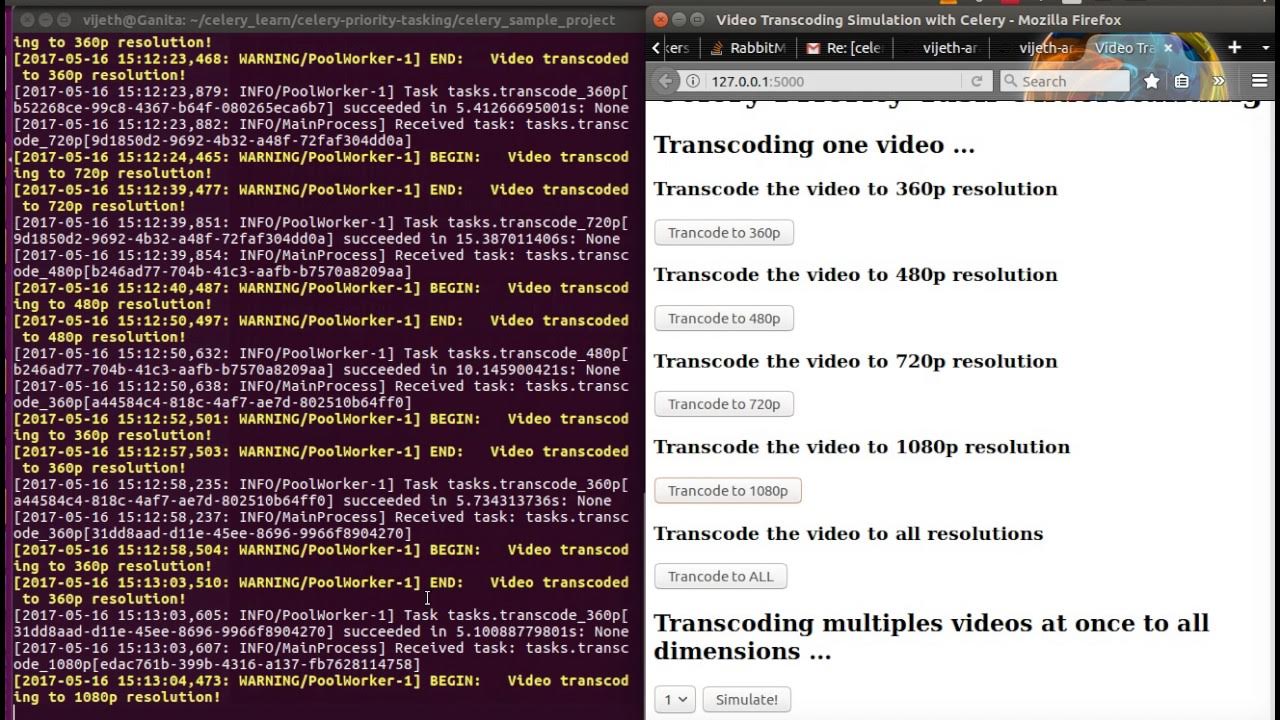 Celery Prioritized Tasking with RabbitMQ - YouTube