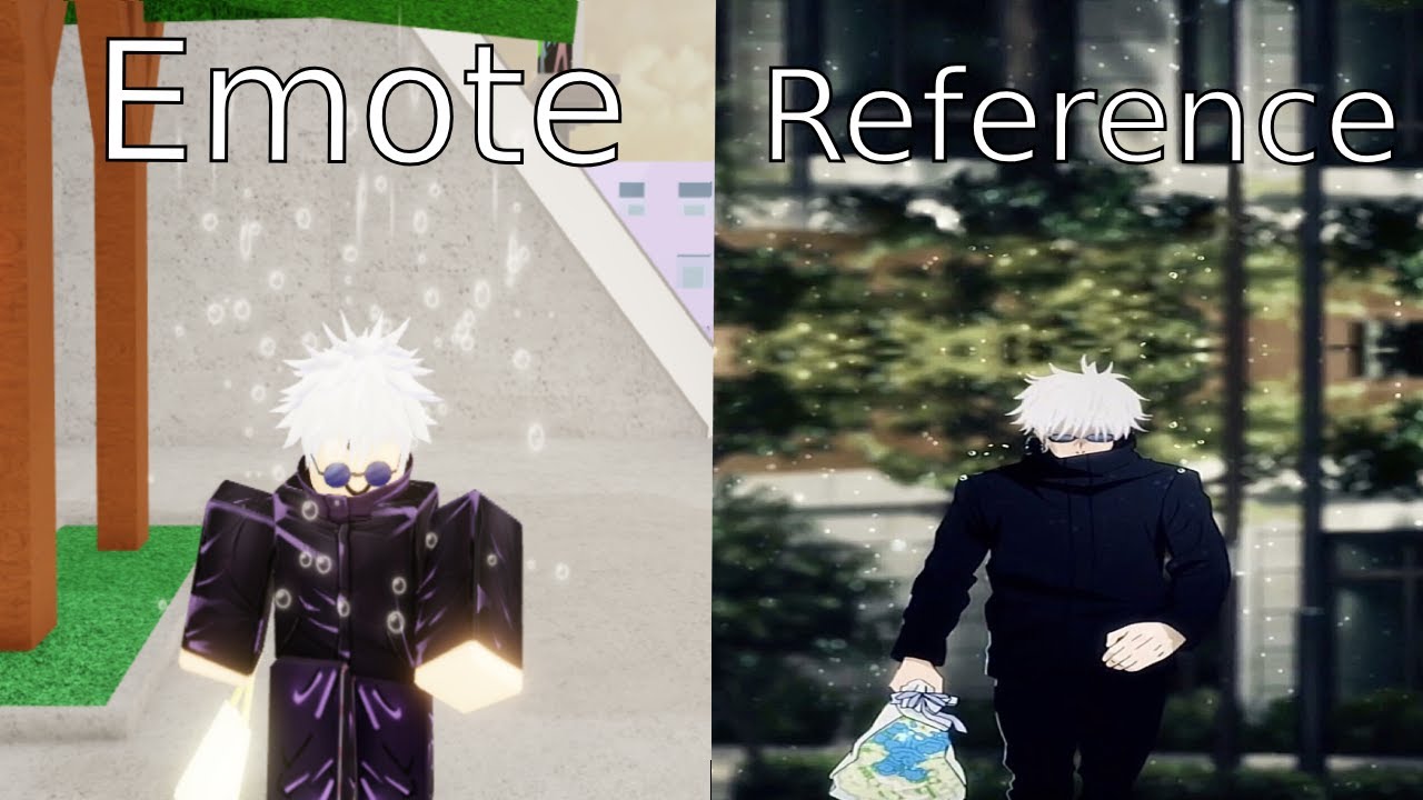 Every SINGLE Emote vs Reference in Jujutsu Shenanigans (V1.60) - YouTube