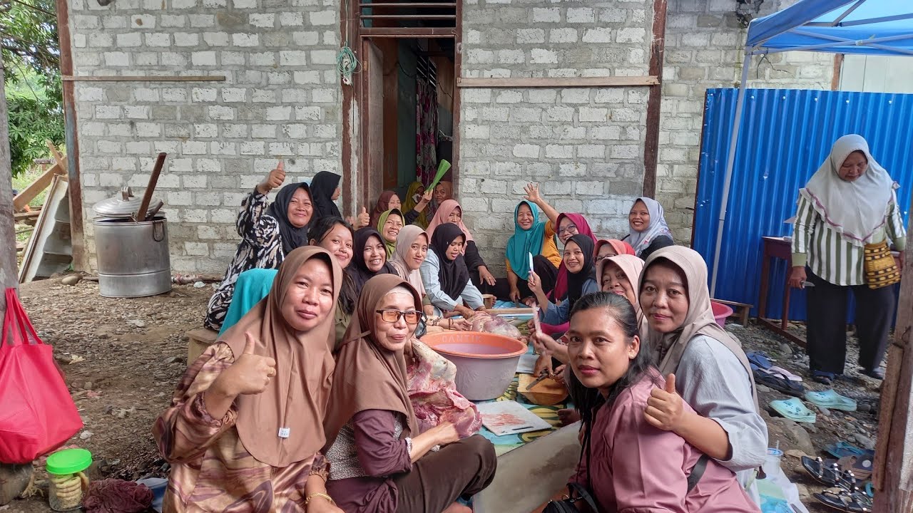 Rewang Di Tempat Hajatan Pernikahan Di Rumah mbak Tarmi Part 1 # ...