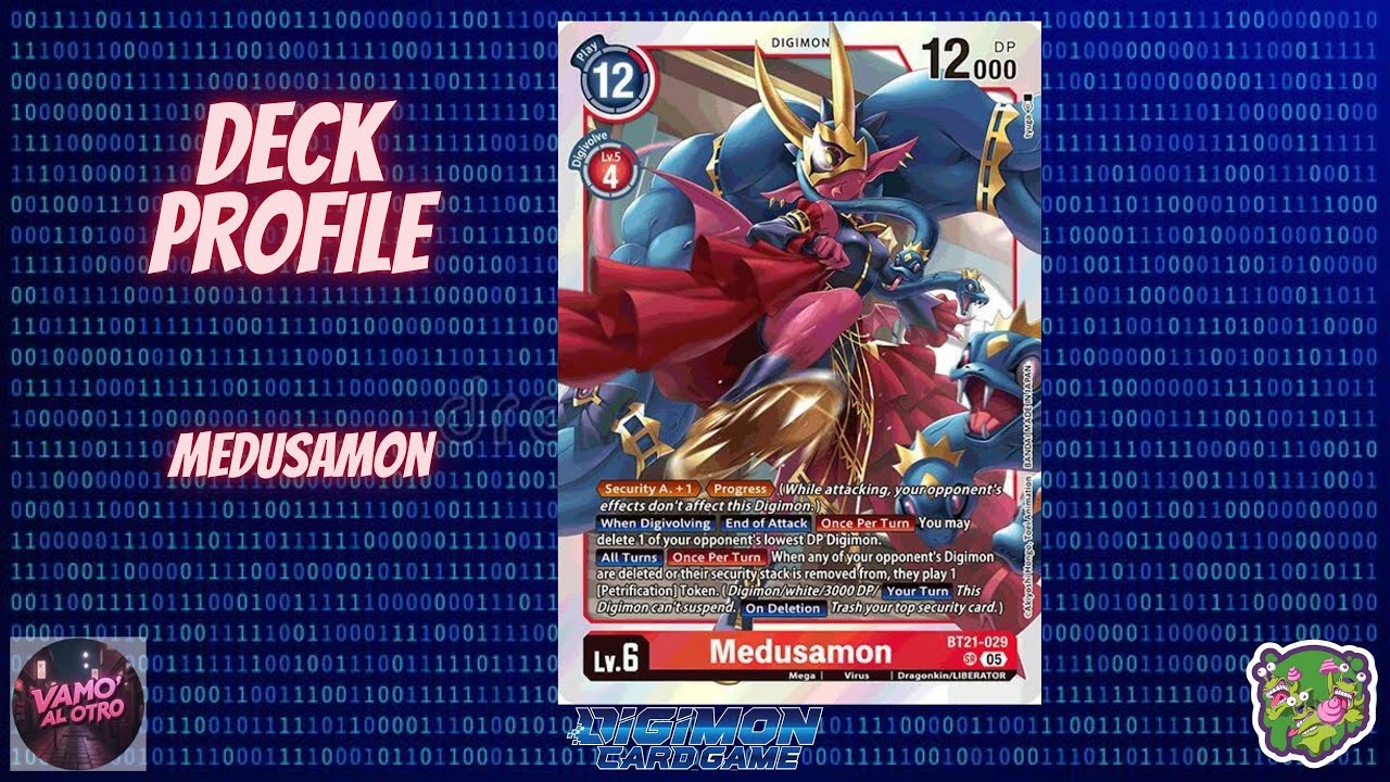 Deck profile Medusamon | BT21 - YouTube