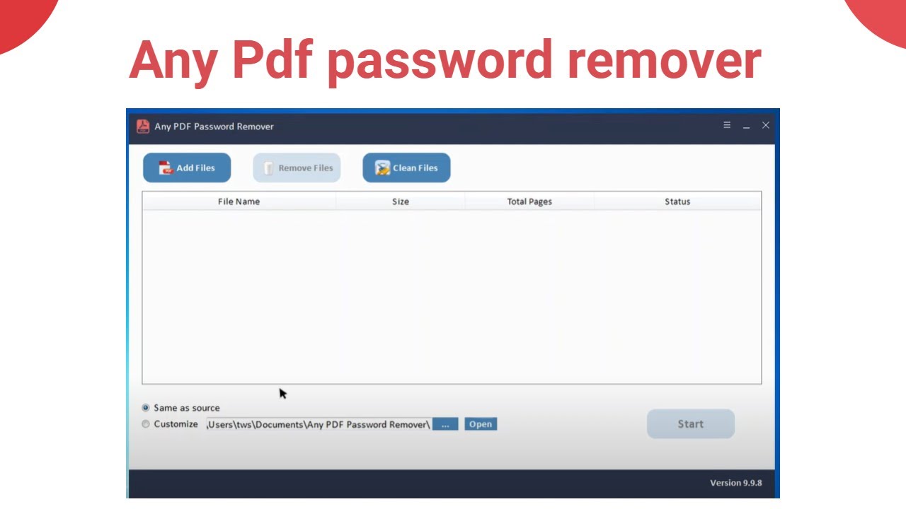 Any PDF Password Remover | Any PDF remove all PDF passwords and restrictions. - YouTube