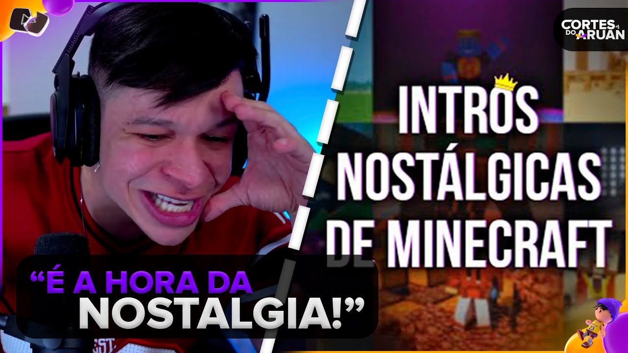 ARUAN REAGE: MELHORES INTROS DE MINECRAFT!! 🤩 INTROS NOSTALGICAS ...