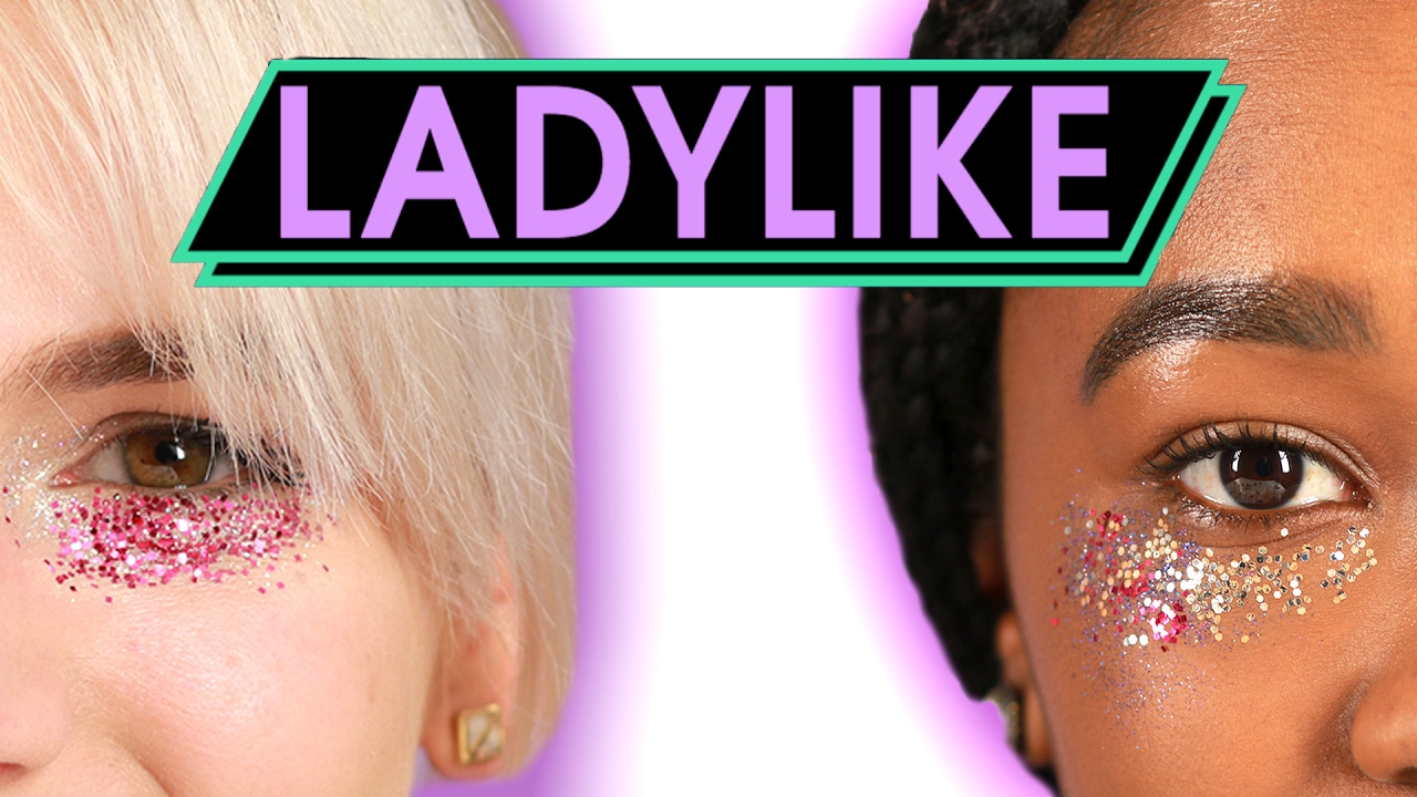 Women Try Glitter Concealer • Ladylike - YouTube