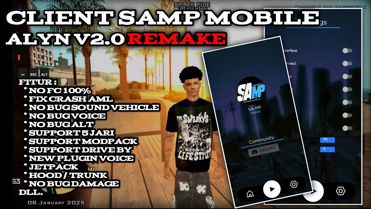 SHARE CLIENT SAMP ALYN V20.15 NEW VERSION || GTA SAMP ANDROID - YouTube