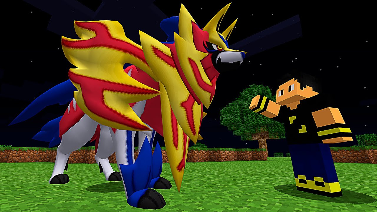 Como Pegar O Lendário Zamazenta No Minecraft Pixelmon Youtube