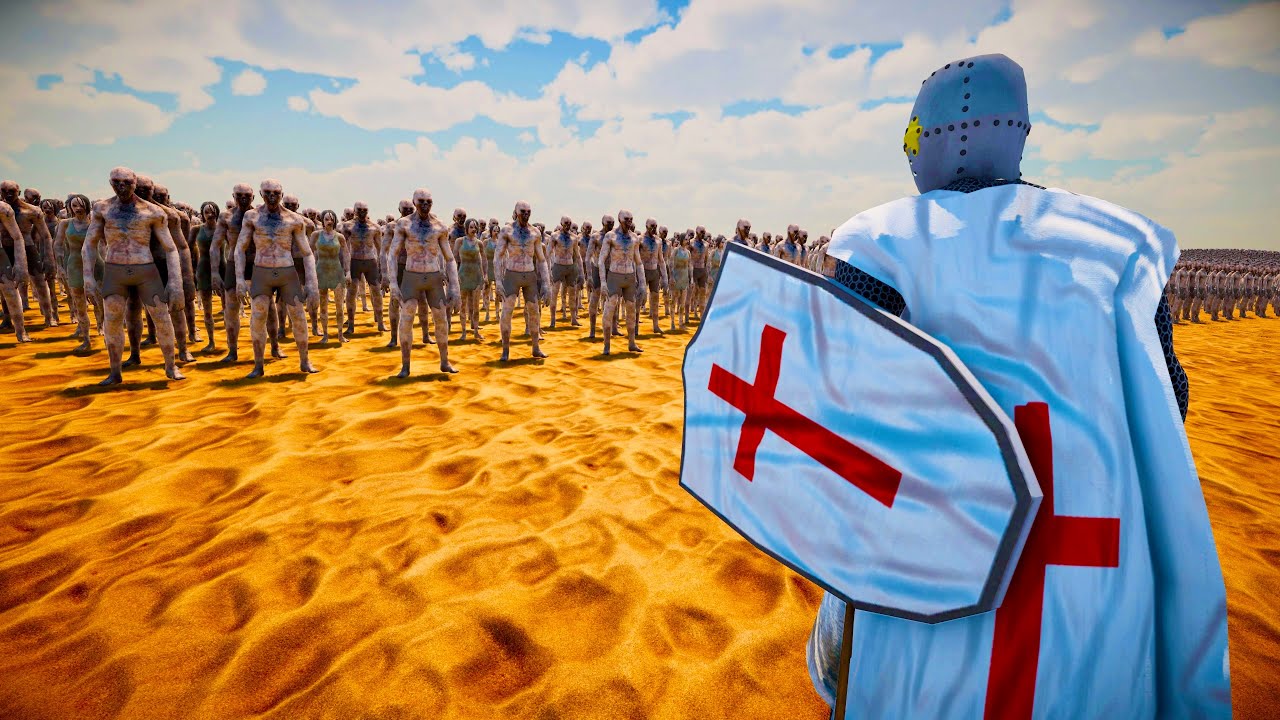 20 MILLION ZOMBIES vs 300,000 KNIGHTS TEMPLAR | UEBS 2 - YouTube