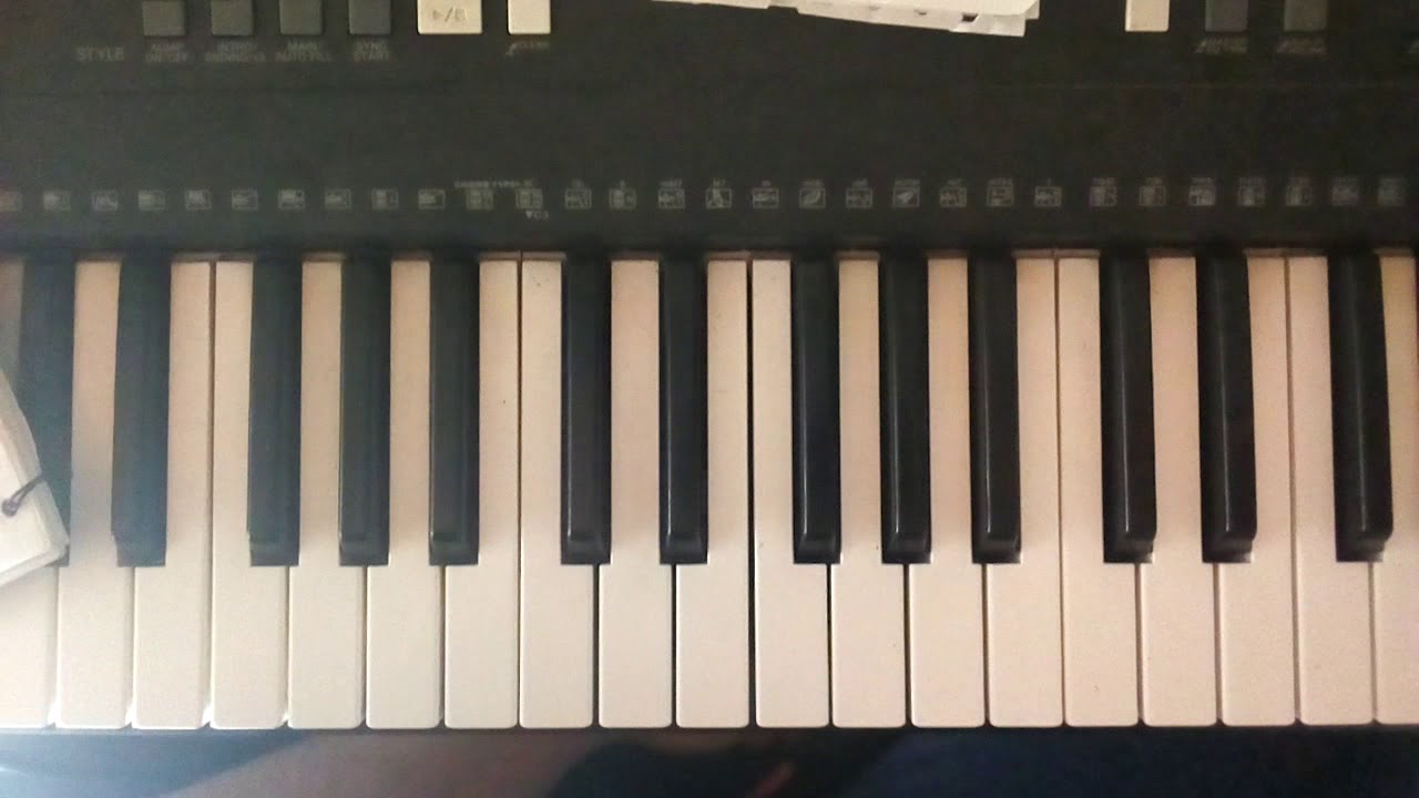 D7 - Acorde de Re Septima Piano - Lecciones de Teclado - YouTube