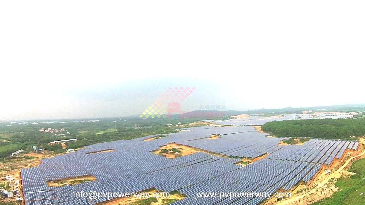 Powerway-30MW Agricultural Solar Farm in Yangxi County - YouTube