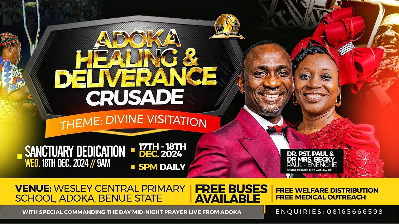 ADOKA HEALING AND DELIVERANCE CRUSADE (DAY 2 EVENING) 18-12-2024 - YouTube