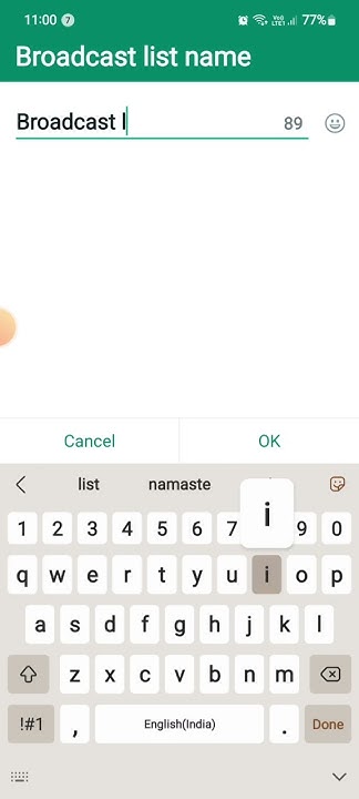 how to create broadcast list in whatsapp. - YouTube