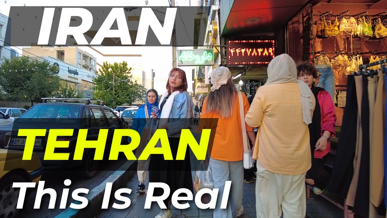 IRAN 2024 - Walking in Tehran Sohrevardi Street 🇮🇷 The real east of ...