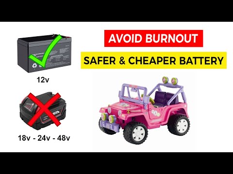 Power Wheels 12v Safe Battery Replacement 🔋 - YouTube