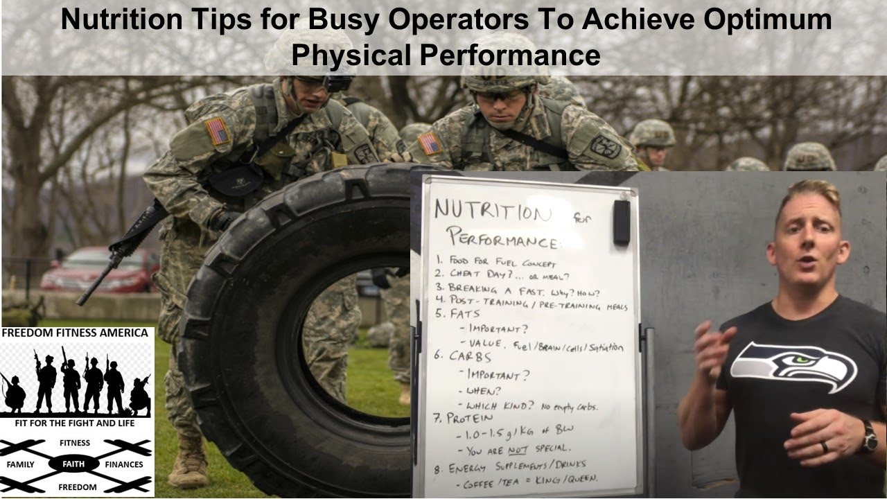Nutrition Tips for Busy Operators To Achieve Optimum Physical ...