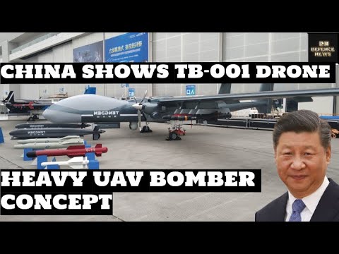CHINA SHOWS TB-001 DRONE| A HEAVY UAV BOMBER| #china #drones #tb001 ...