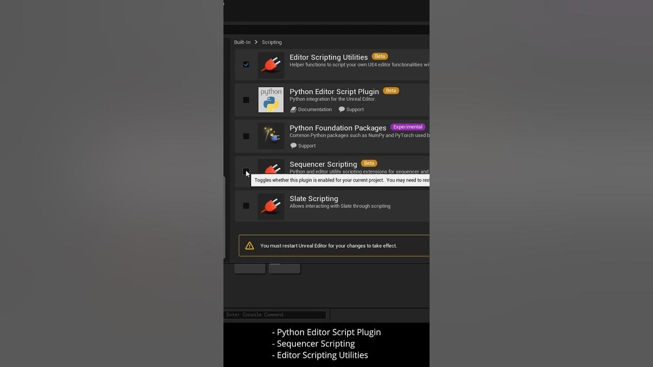 How to setup Python scripting in Unreal Engine 5 - YouTube