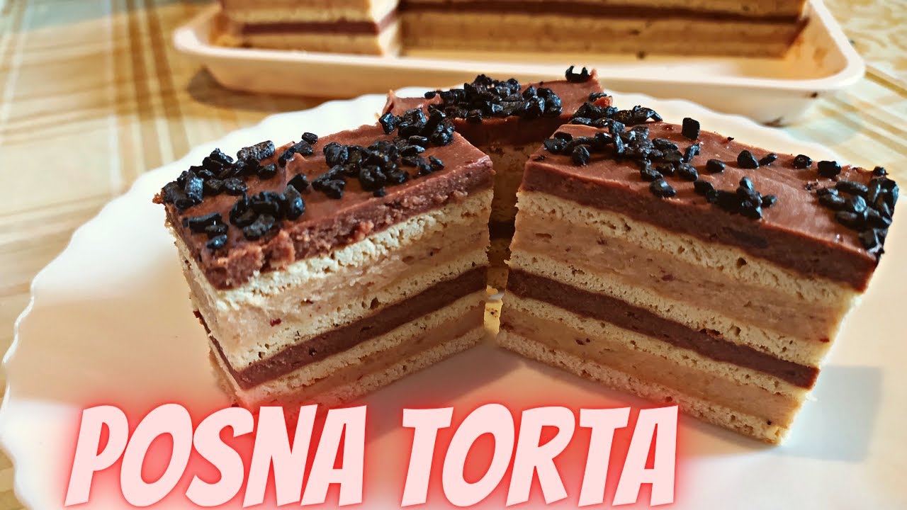 Neverovatno kremasta POSNA TORTA – niko neće verovati da je bez mleka ...